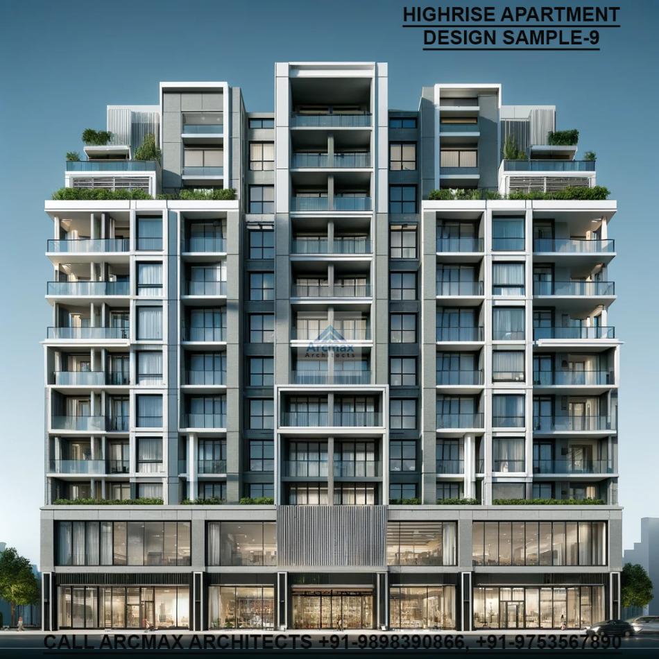 Architectural Planning & Floor Layout Optimization for High-Rise Apartments | Arcmax Architects ...